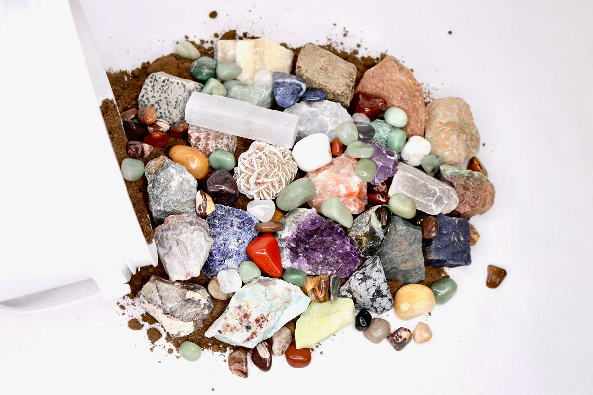 Rough & Tumbled Gallon - Gem Mining Bucket - Rough and Tumbled Gemston ...
