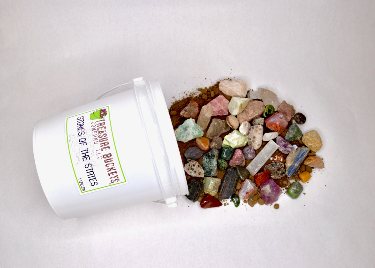 Stones of the States - Gem Mining Bucket - Gallon – Treasure Buckets ...
