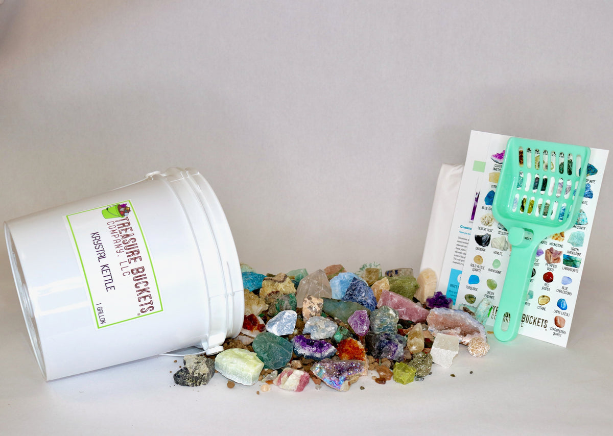 Krystal Kettle Gem Mining Bucket Kit - Gallon – Treasure Buckets ...